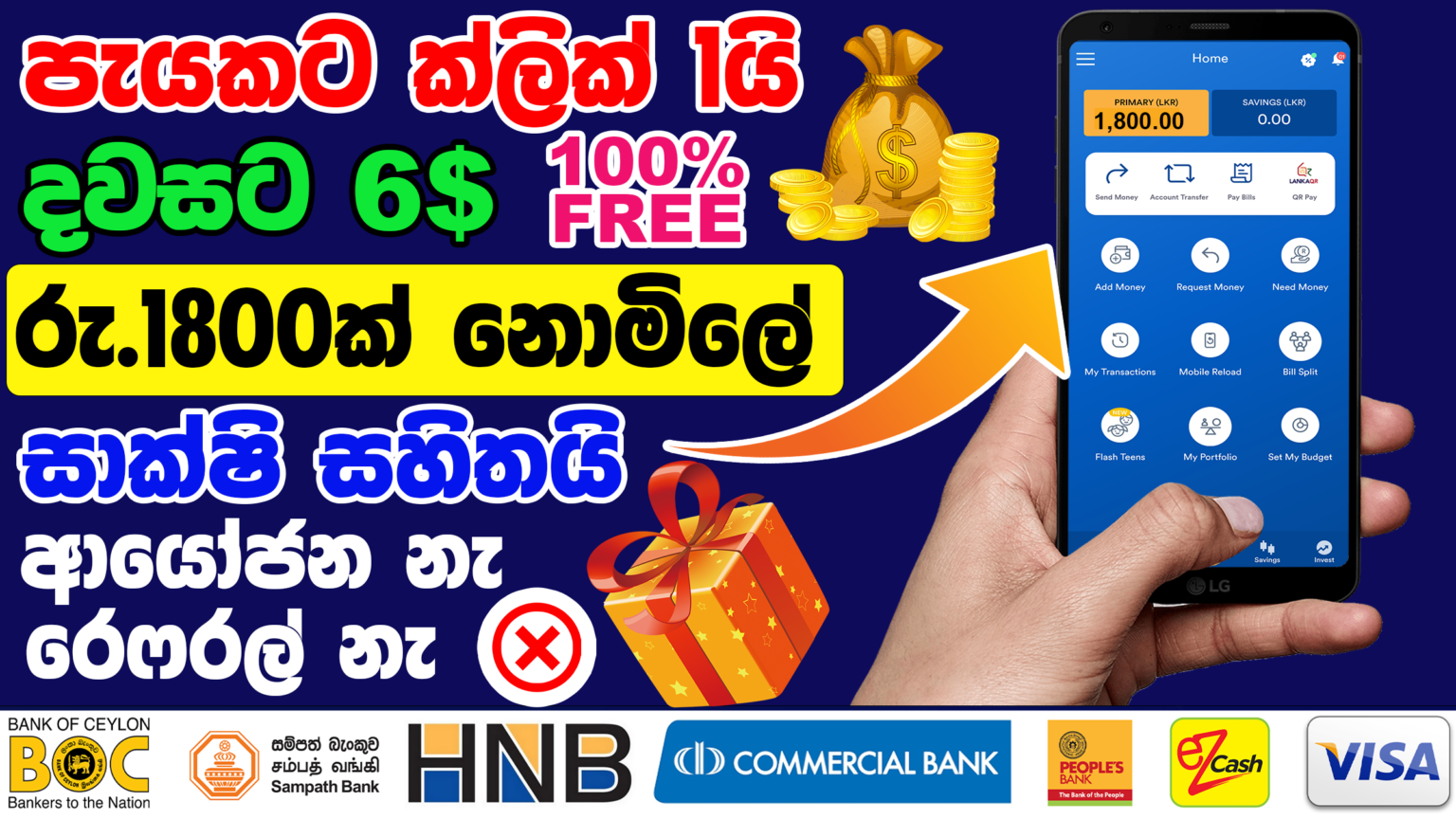 How To Earn 6$ Per Day Online - SL Sajith